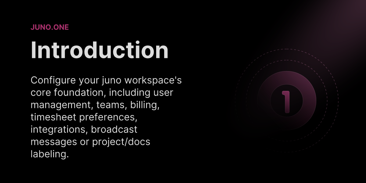 Introduction | Juno.one